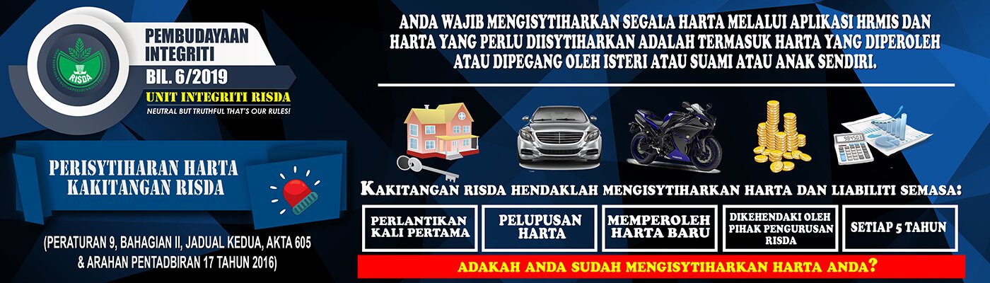 Pembudayaan Integriti - Official Portal RISDA